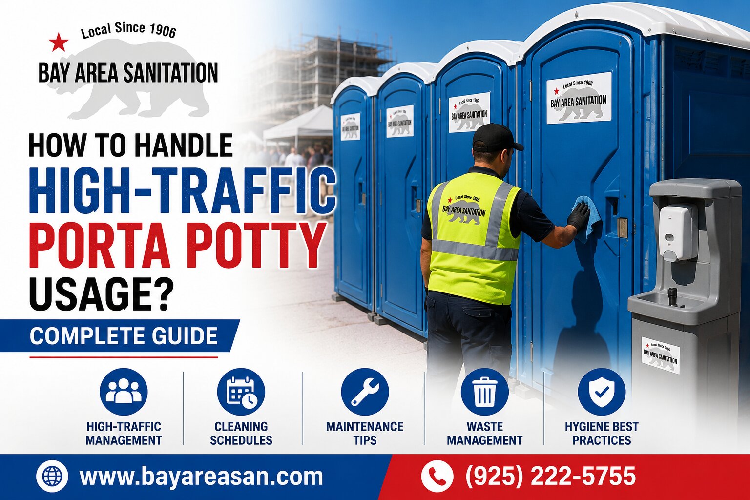How to Handle High-Traffic Porta Potty Usage? - Complete Guide